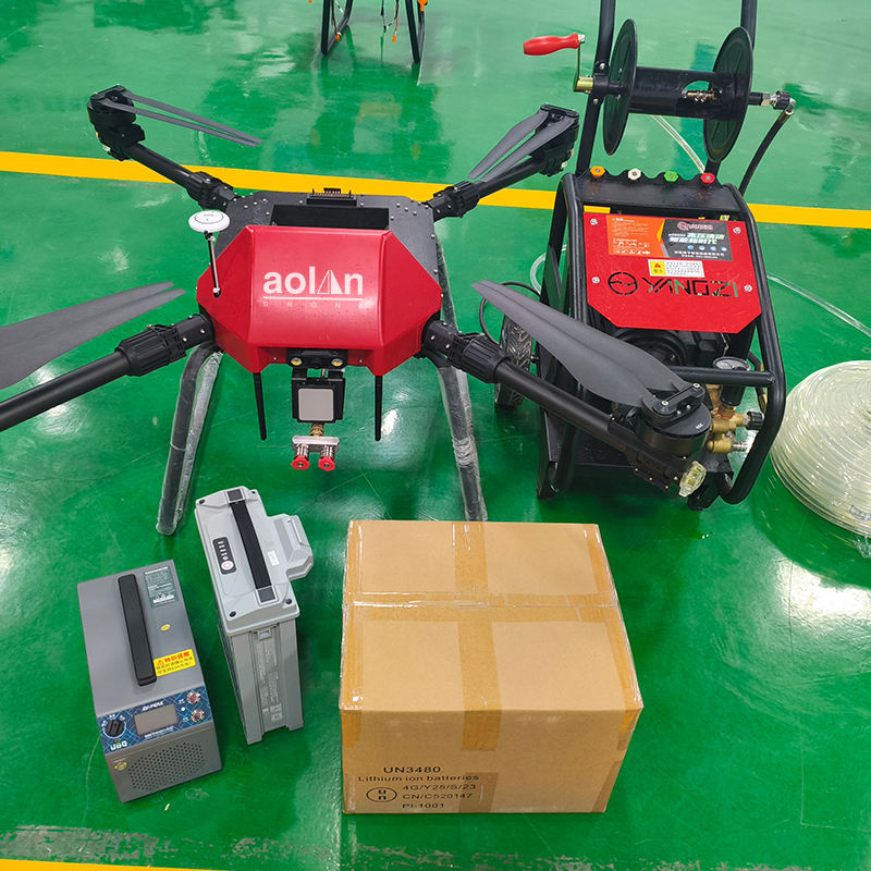 High Pressure Washing Drone for Professional Building Facade Clean