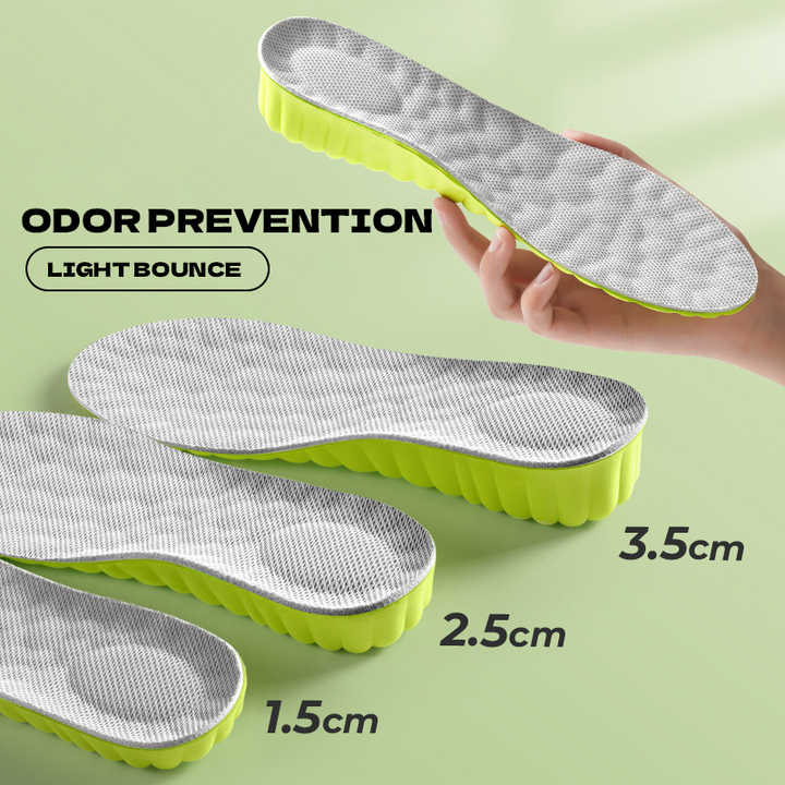 Men's Women's Height Increasing Insoles Invisible Inner Cushioning ...