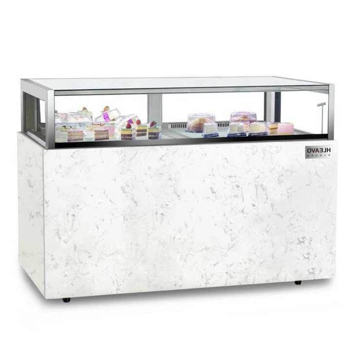 HLEAVO Counter Commercial Cake Display Fridge - Sliding Drawer
