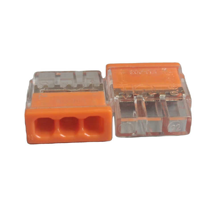 3 Pin Terminal Blocks - Compact Splicing Connectors