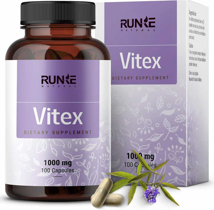 Supports Healthy Ovarian Function Vitex Capsules Vitex Agnus Castus ...