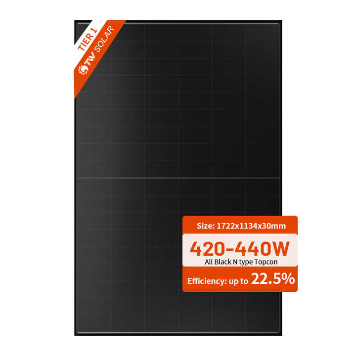 Tier 1 tw แผงโซลาร์เซลล์แบบ bifacial 700W 705W 710W 715W 720W ชนิด toppon สำหรับใช้ในเชิงพาณิชย์ ...