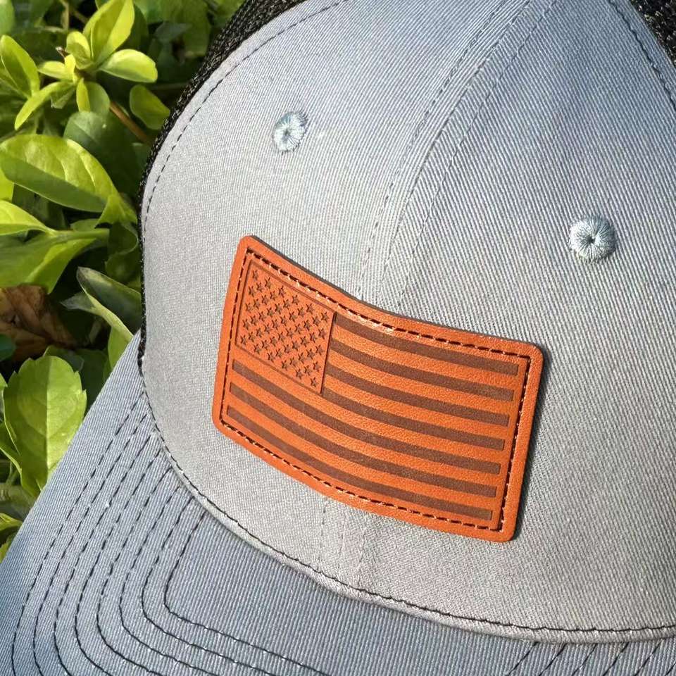 Bold 6-Panel Trucker Hat Custom Logo Snapback Mesh Panel Breathable ...