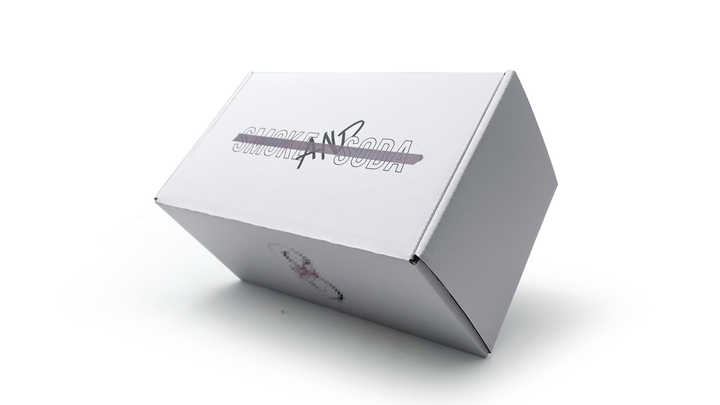 Wholesale Custom Grey-White Matt Lamination Shipping Boxes Big ...