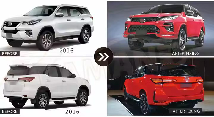 Toyota Fortuner GR Sport Body Kit - New Design 2020-2021
