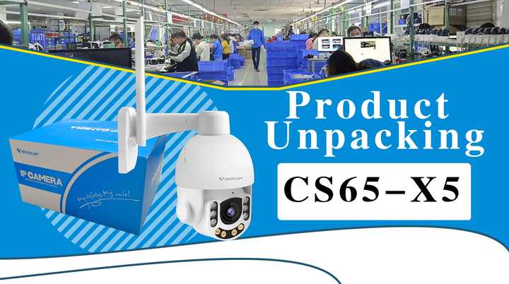 Vstarcam CS65-X5 Wireless AI Security Camera - Full Color Night Vision