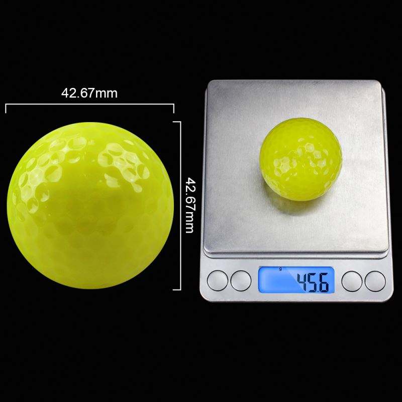 logo Printer 42mm Colorful Led Park Golf Balls Light Activated 6 Color ...