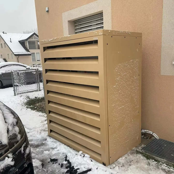Customized Outdoor Aluminum AC Unit Louver Air Conditioner Cover Laser ...