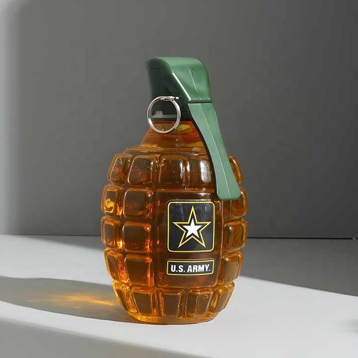 Military Style Whiskey Decanter - Unique Gift for Veterans