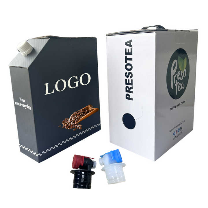 Custom Size 1L 3L 5L 96OZ Paper Coffee to Go Box Dispenser