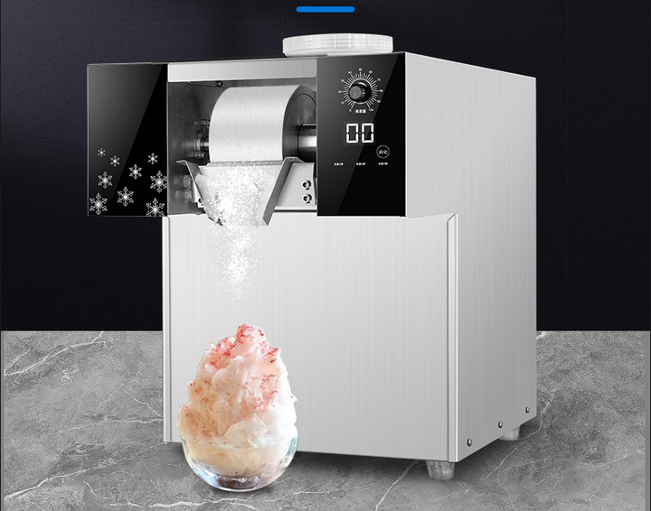 Mini air Cooling Milk Snow Flakes Ice Cream Shaver Maker Machine ...