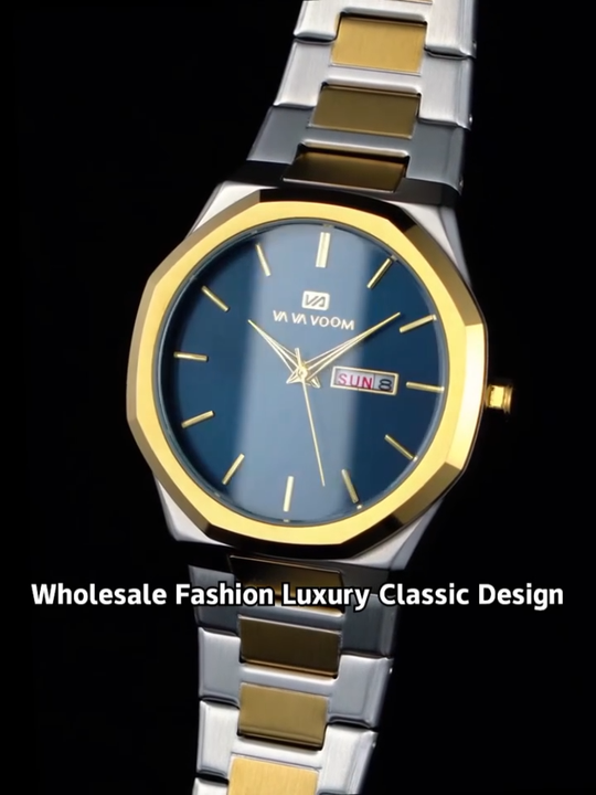 VA VA VOOM Men's Watch - Quartz, Waterproof, Stainless Steel