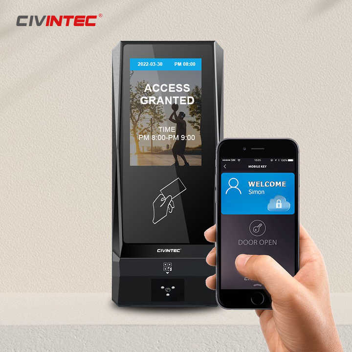 CT9 Linux WiFi NFC RFID Smart Card Time Attendance Recorder Punch Clock ...
