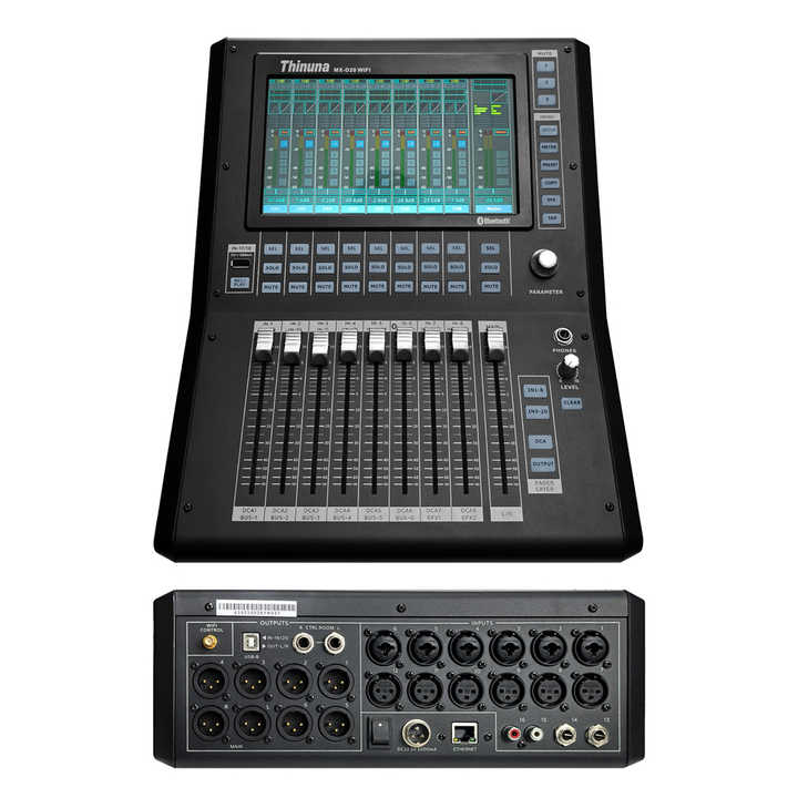 Thinuna MX-D20-WIFI 9" Touch Screen 20 Channel Professional Audio Video ...