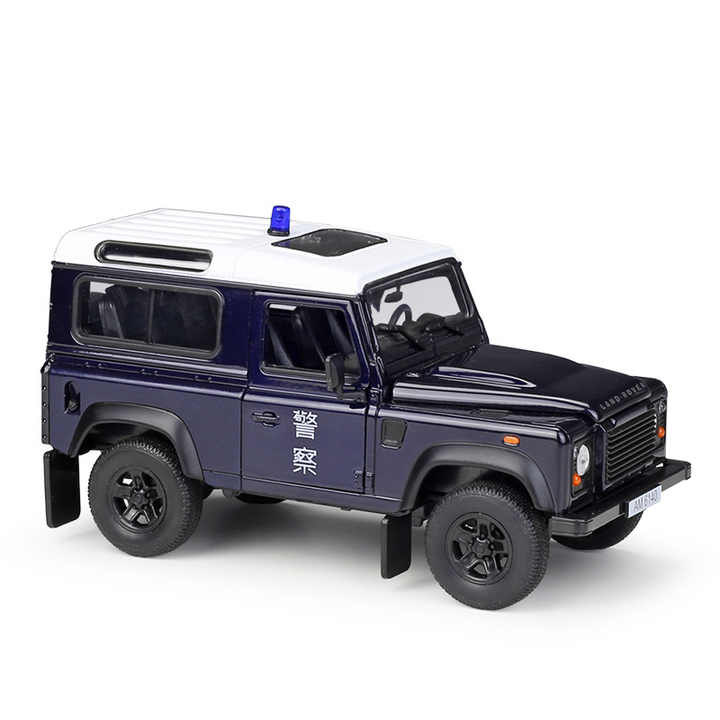 WELLY 1:24 Land Rover Defender Off-Road Vehicle Car Simulated Alloy Car ...