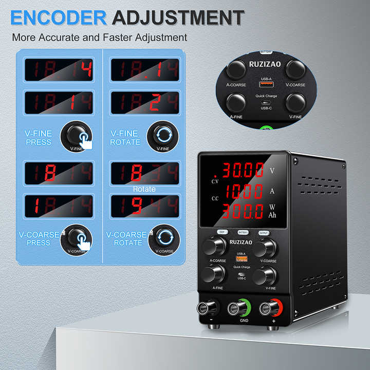 NICE-POWER SPS3010C Lab DC Power Supply - Adjustable 30V10A