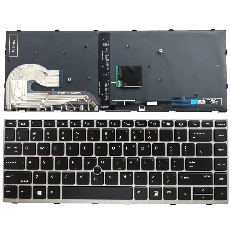 US Layout Keyboard for HP EliteBook 745 G5 745 G6 840 G5 840 G5 G6 846 ...