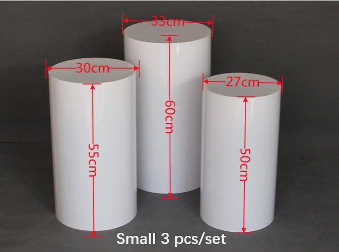 Metal Cylindrical Tables - Elegant Wedding Decor Solutions
