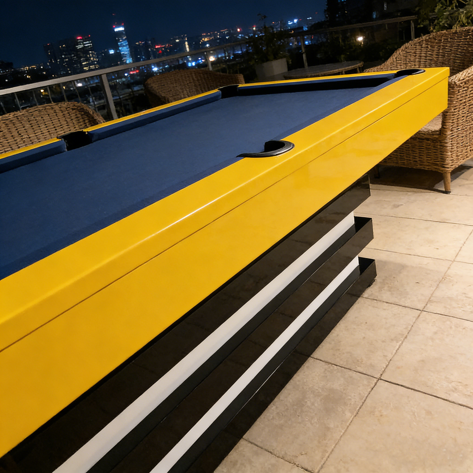 Russian Custom 8,9 Ft Standard Wooden Billiard Table with Real Leather ...