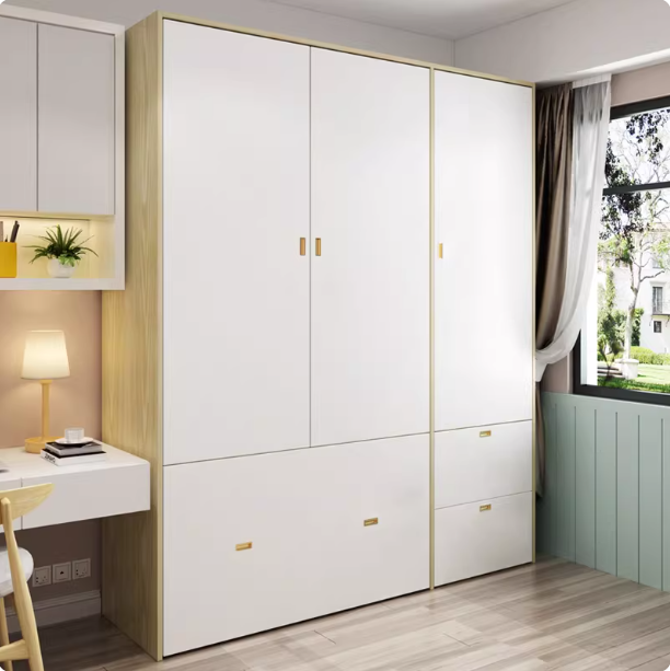 Stylish Storage Solutions: Versatile bed with almirah design for Home ...