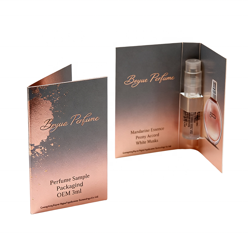 Wholesale Custom Logo Printed Perfume Sample Paper Card Fragrance ...