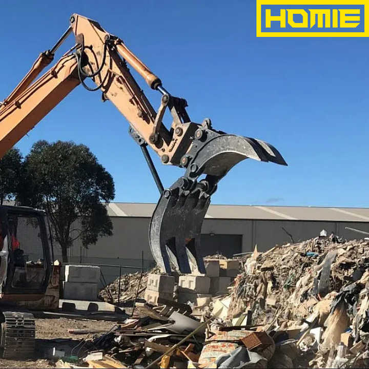 HOMIE Australian Style Excavator Grapple - Demolition and Scrap ...