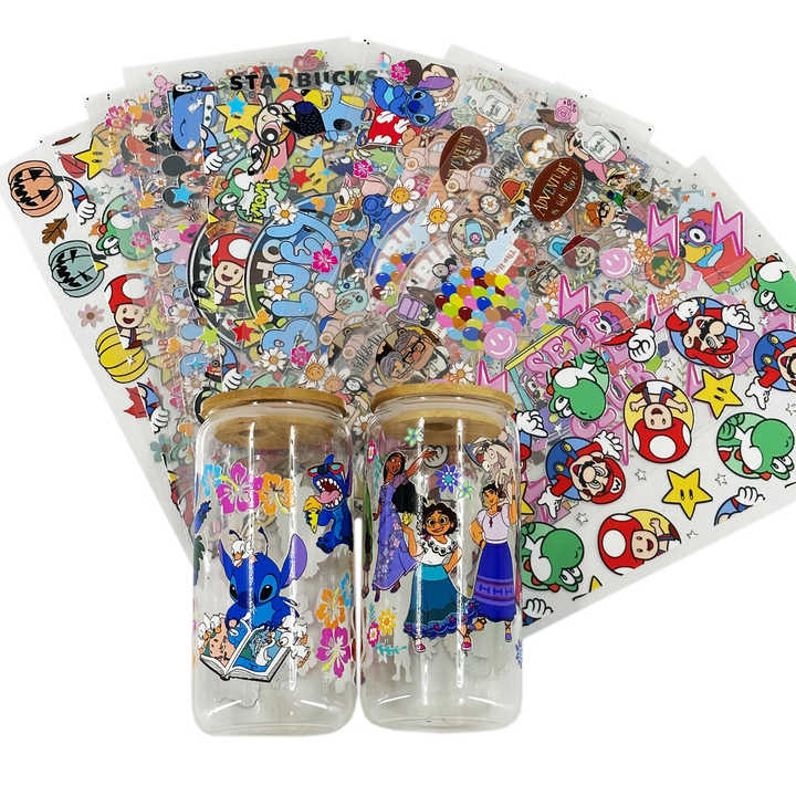 Custom 16 Oz Coffee Mug Supplier - UV DTF Cup Wrap Transfers