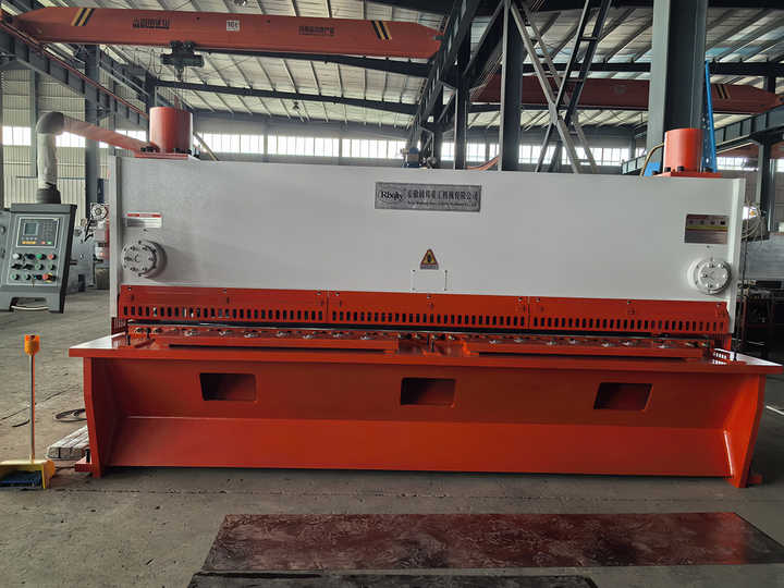 E21s Electric Hydraulic Shearing Machine 10x3200 Steel Plate Shearing ...