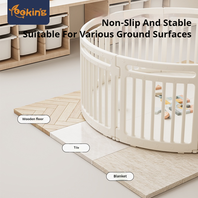 Durable and Spacious baby round playpen outdoor for Safe and Fun Playtime