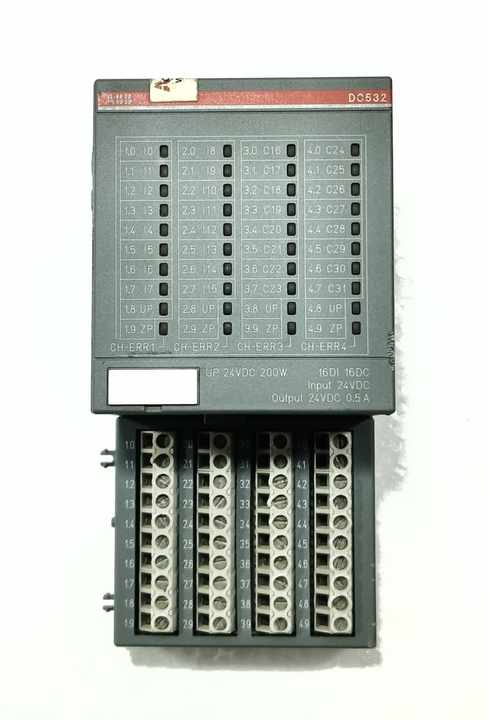 PLC DC532 DIGITAL INPUT OUTPUT MODULE 1SAP240100R000wbr1 WITH TU515 B0 ...