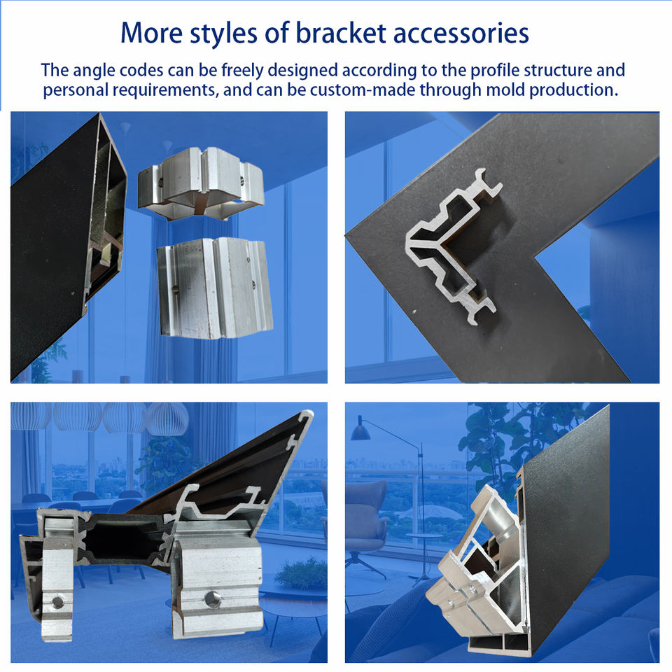 12mm High-Aluminum Window and Door Connecting Corner, Durable Aluminum ...