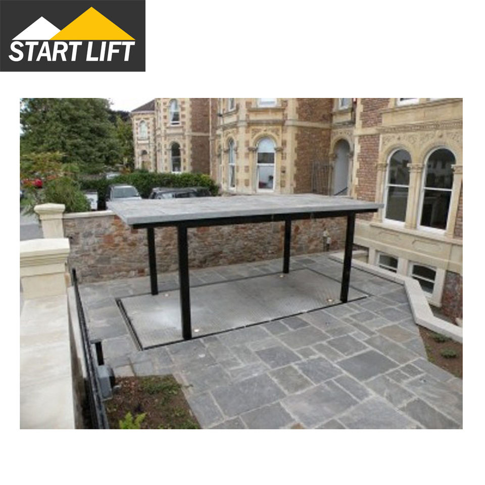 Underground Basement Floor 2 Level Double Car Parking Lift