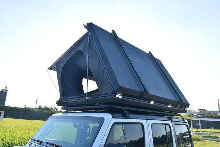 Luxury Aluminum Side Open Roof Top Tent - 2-Person Camping