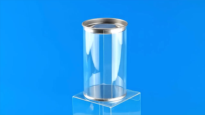 Wholesale Plastic Cylinder Containers PET Plastic Pvc Cylinder Tube Box ...
