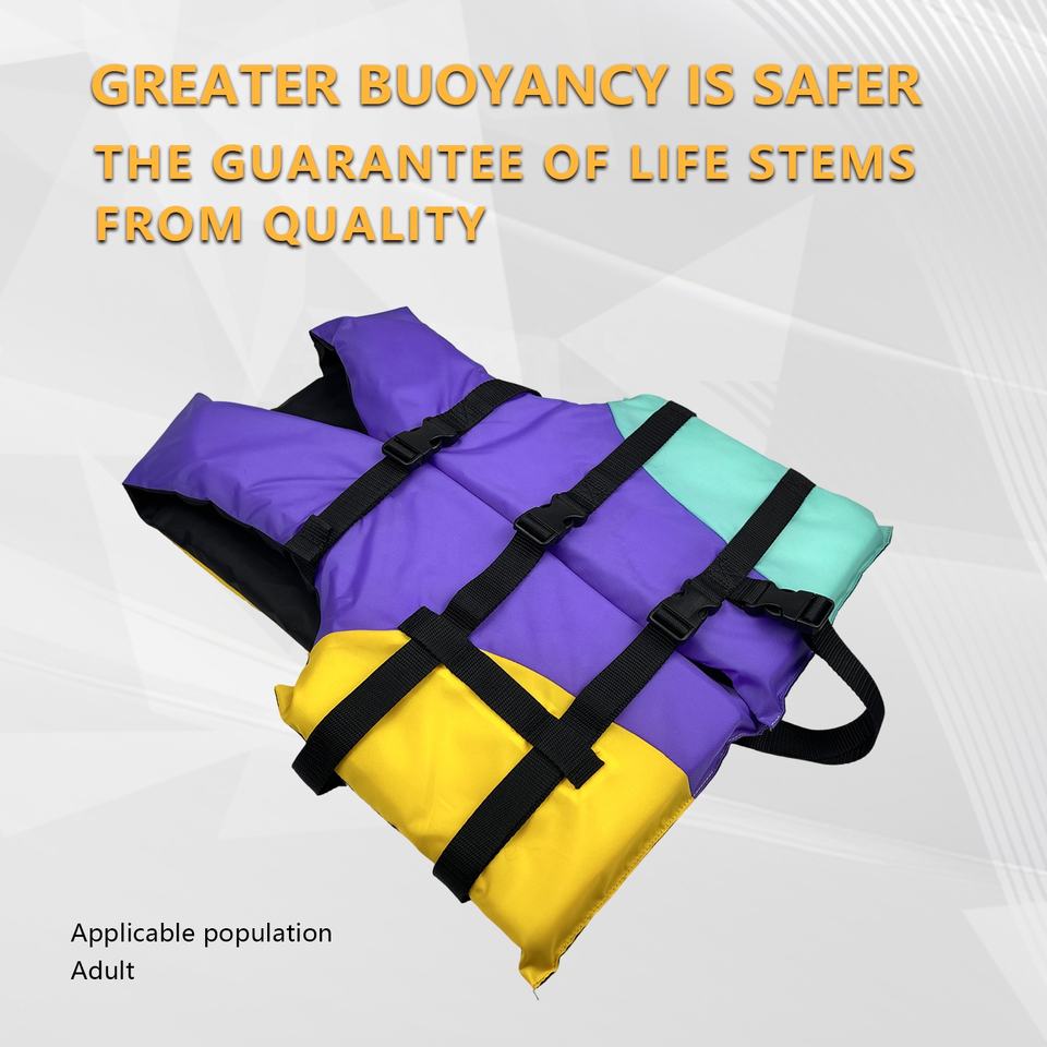 Boating Life Vest Offshore Work Life Saving Vest PFD Portable Oxford ...