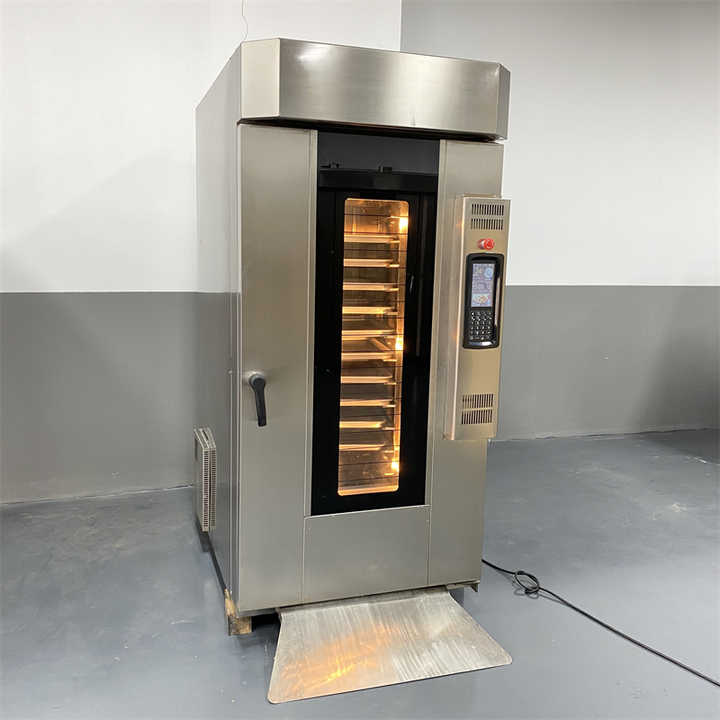 Commercial Automatic Fifteen-Tray Gas Rotary Oven Essential Factory ...