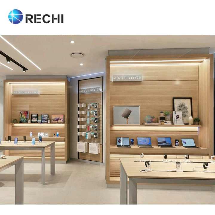 RECHI Mobile Phone Shop Decoration Design Wall Phone Accessory Showcase ...