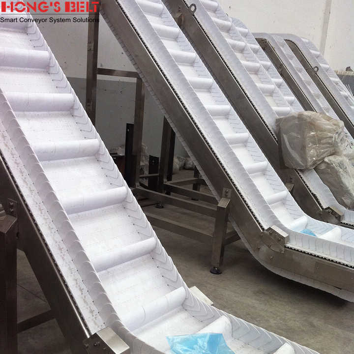 Hongsbel Modular Belt Band Inclined Conveyor - Flexible & Easy Maintenance