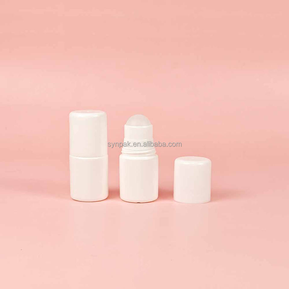 30ml/50ml White Plastic Roller Bottle Antiperspirant Deodorant Lotion ...