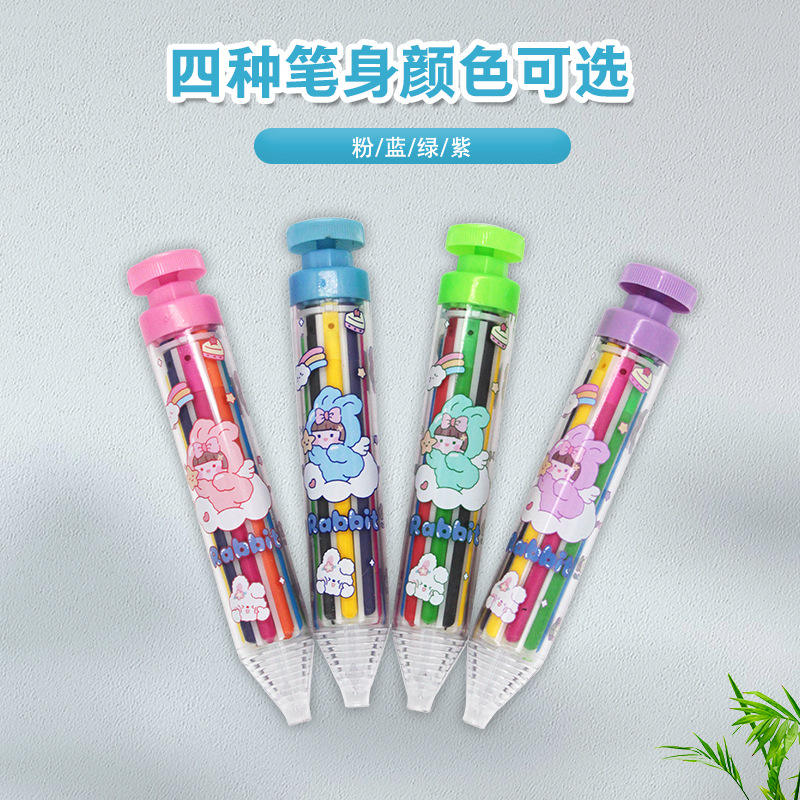 8-in-1 Rotating Crayons That Won't Stain Your Hands, Wholesale Multi ...