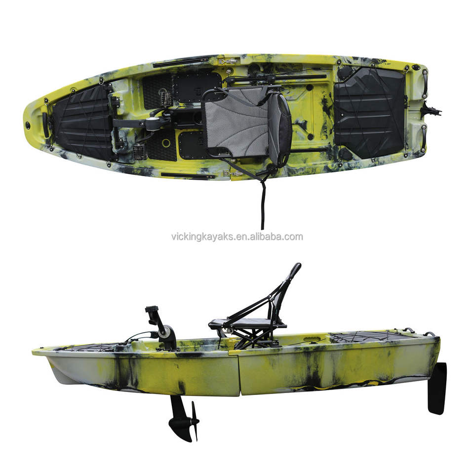 14ft Modular Propeller Pedal Drive Kayak for Two Anglers