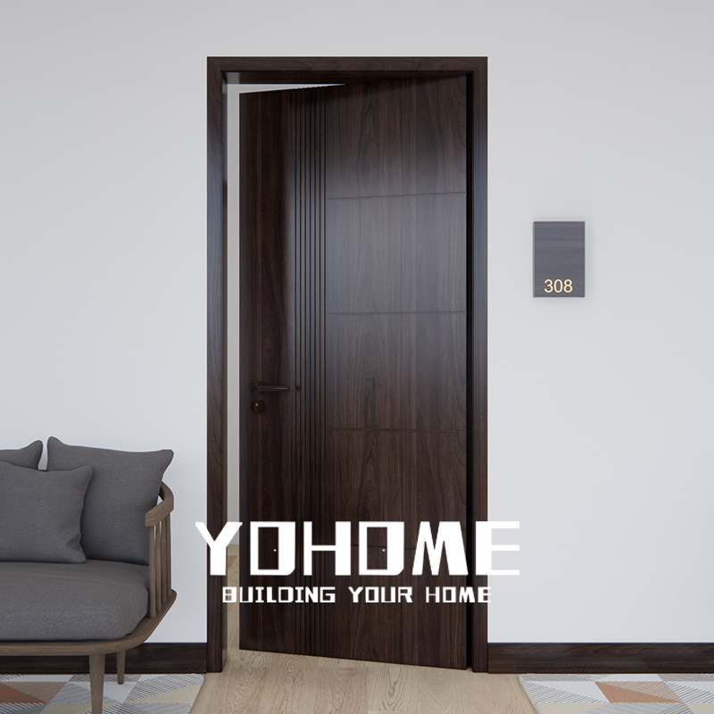 Eco-Friendly Wooden Doors for Salons - Quiet & Stylish