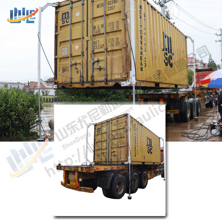 Container Lifting System Outrigger Two Way Steel Hydraulic Cylinder