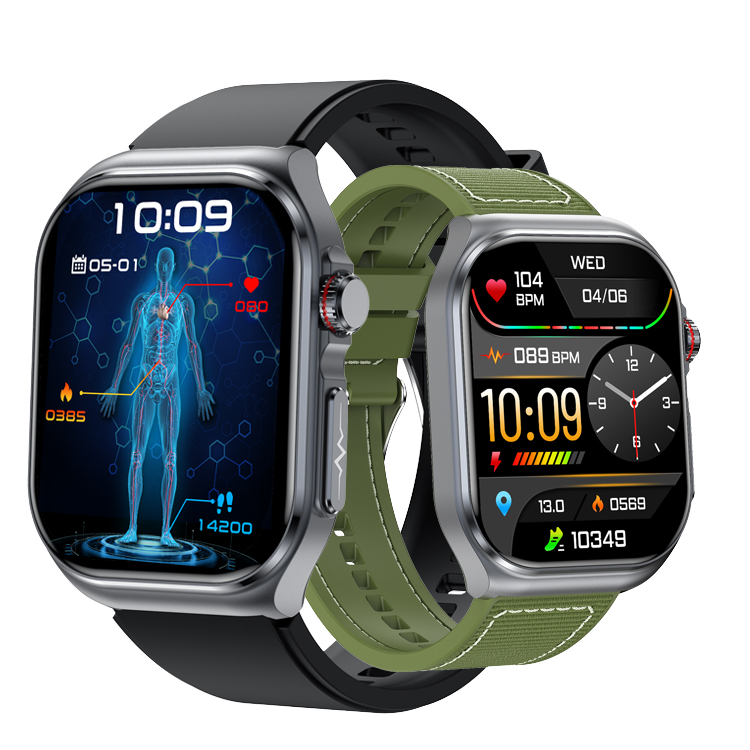Spovan 2024 AMOLED Waterproof Smartwatch Blood Pressure Oxygen Monitor ...