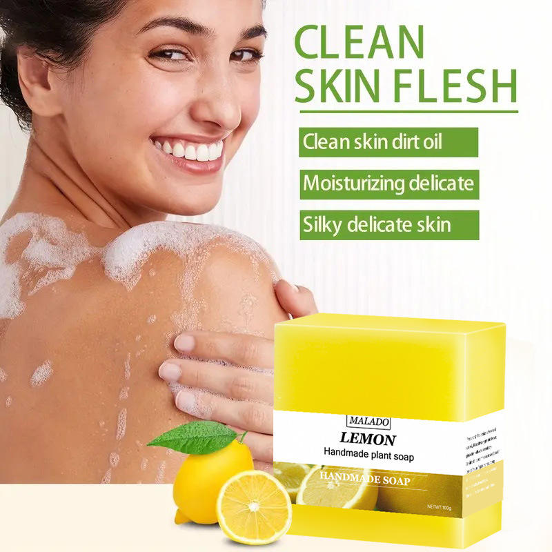Cross-border Foreign Trade Lemon Handmade Soap Essential Oil for Face ...
