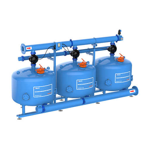 40-Inch 3 Unit Double-Chamber Sand Media Filtration System Rainwater ...