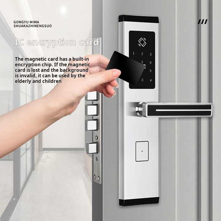 TTlock APP Digital Smart Security Gate Password Door Lock Electric ...