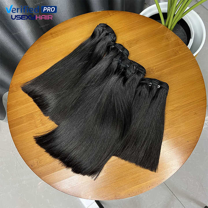 Best Selling Super Double Drawn Bone Straight Hair Extensions