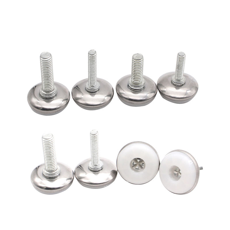 M6 M8 M10 Threaded Inserts Furniture Feet Pads Heavy Duty Adjustable ...