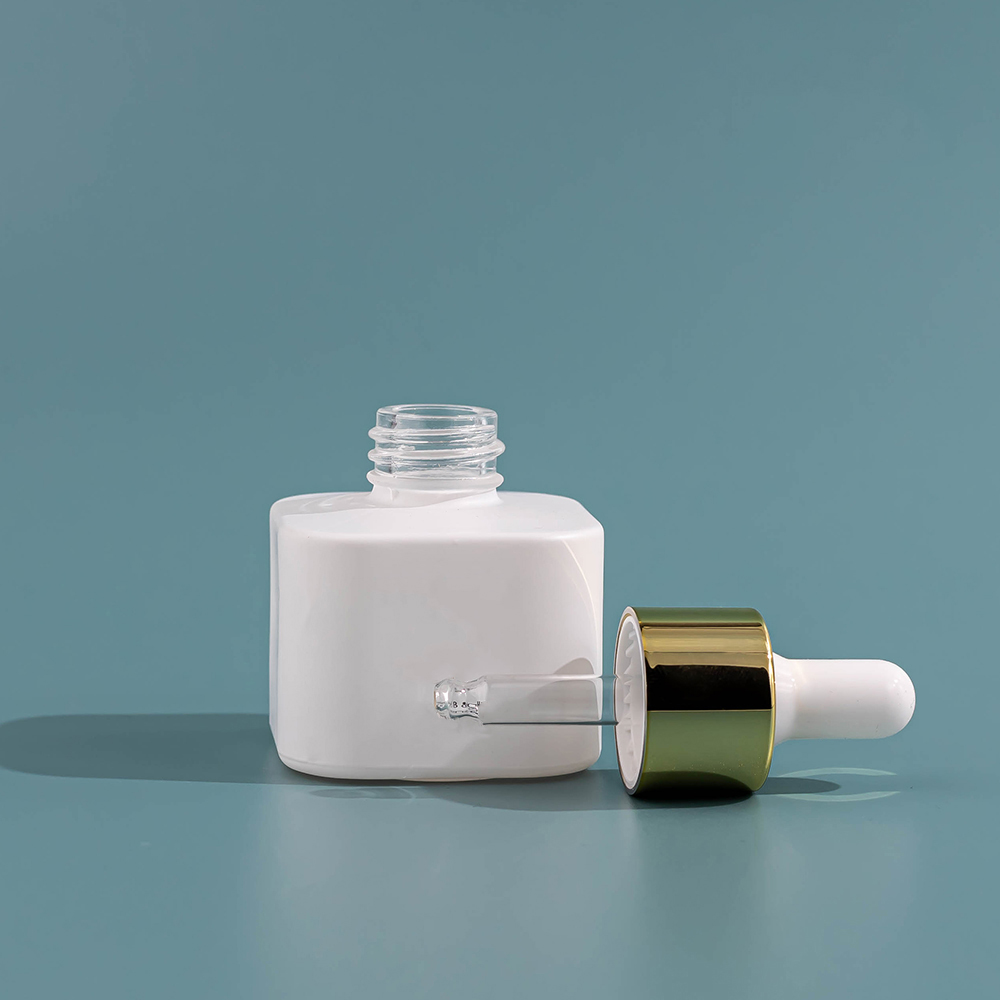 Wholesale Fancy Round Clear Glass Dropper Bottle 30ml